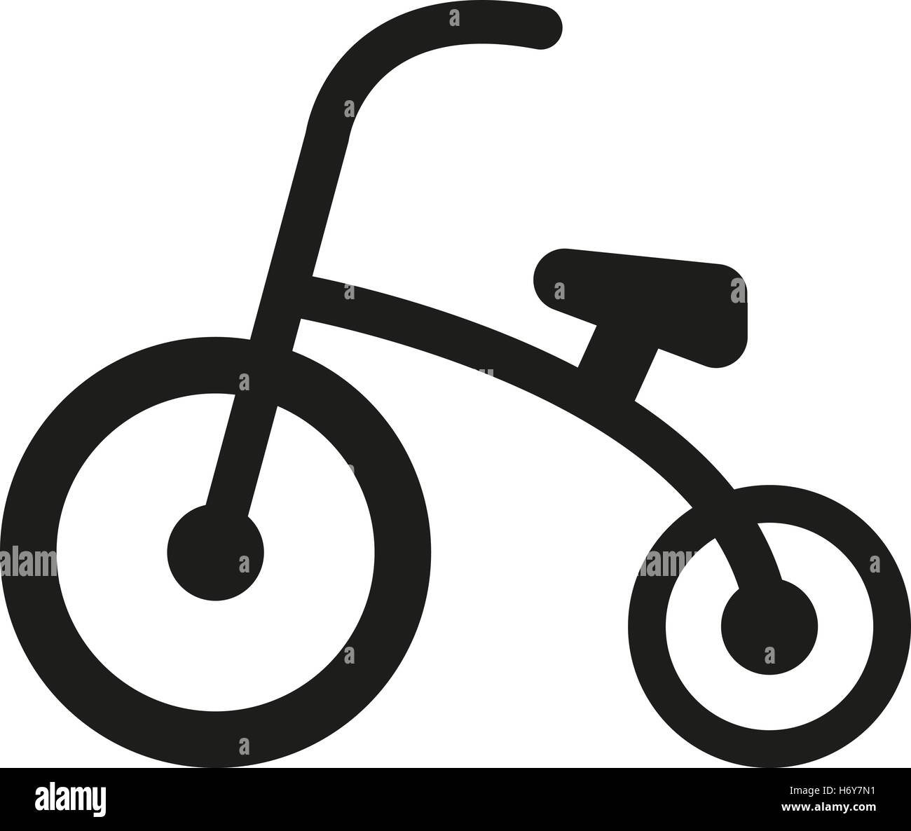 Tricycle icon. design. Bike, bicycle symbol. web. graphic. AI. app ...
