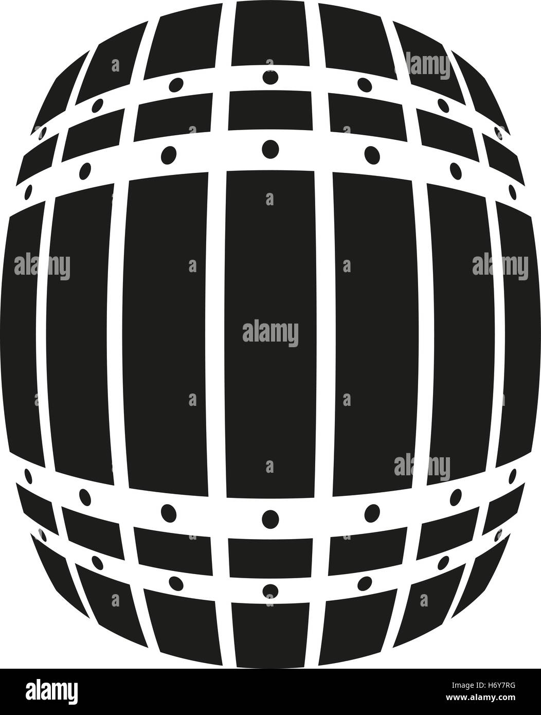 The Barrel icon. Cask and keg, beer symbol. UI. Web. Logo. Sign. Flat ...