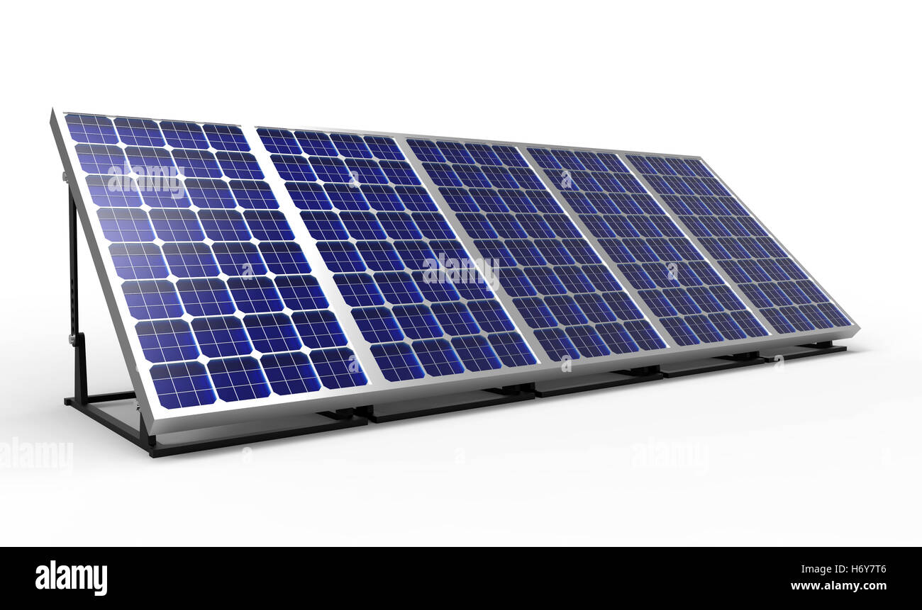 Solar panel 3d render hi-res stock photography and images - Alamy