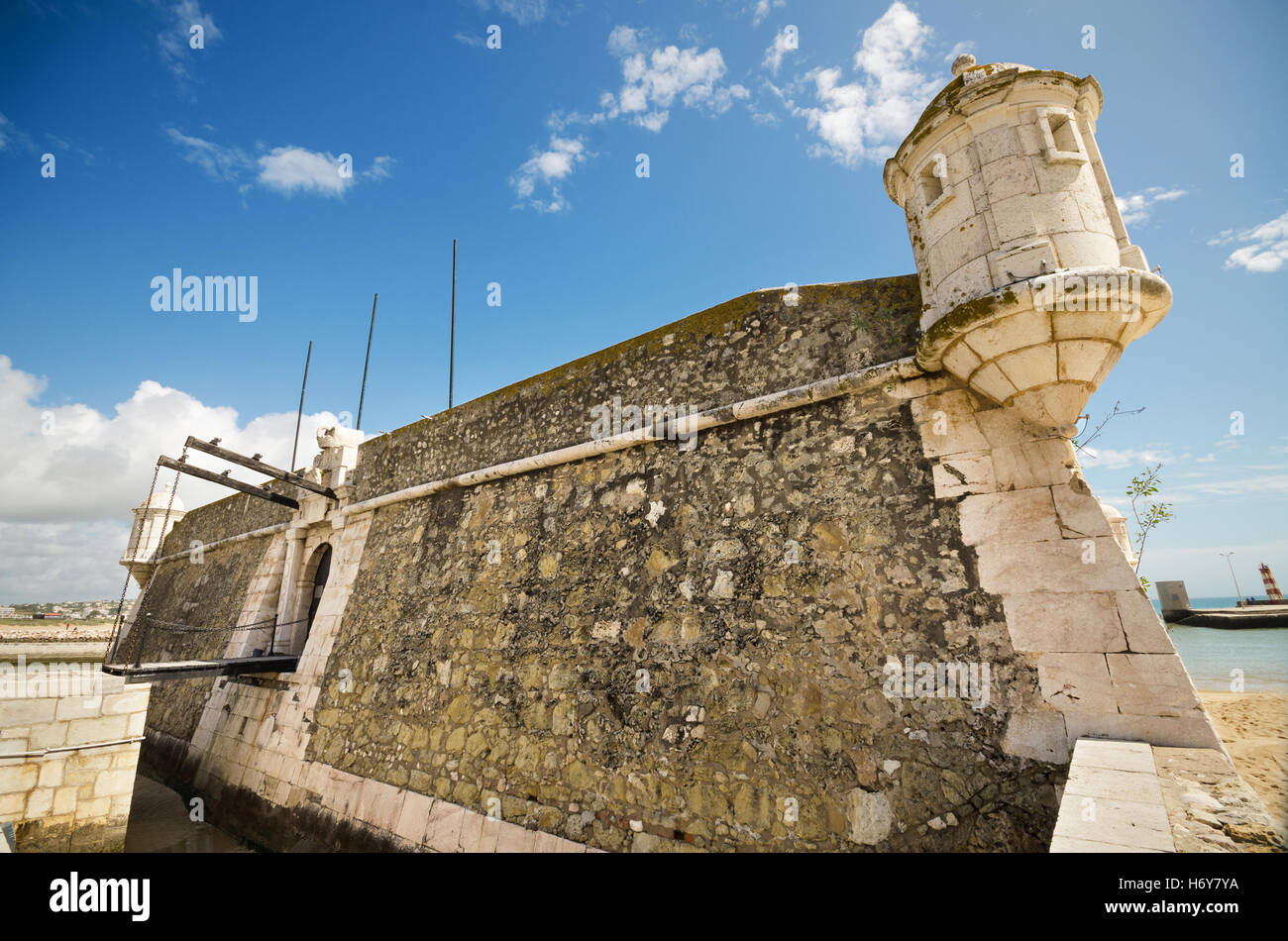 Portugal fort in lagos hi-res stock photography and images - Alamy