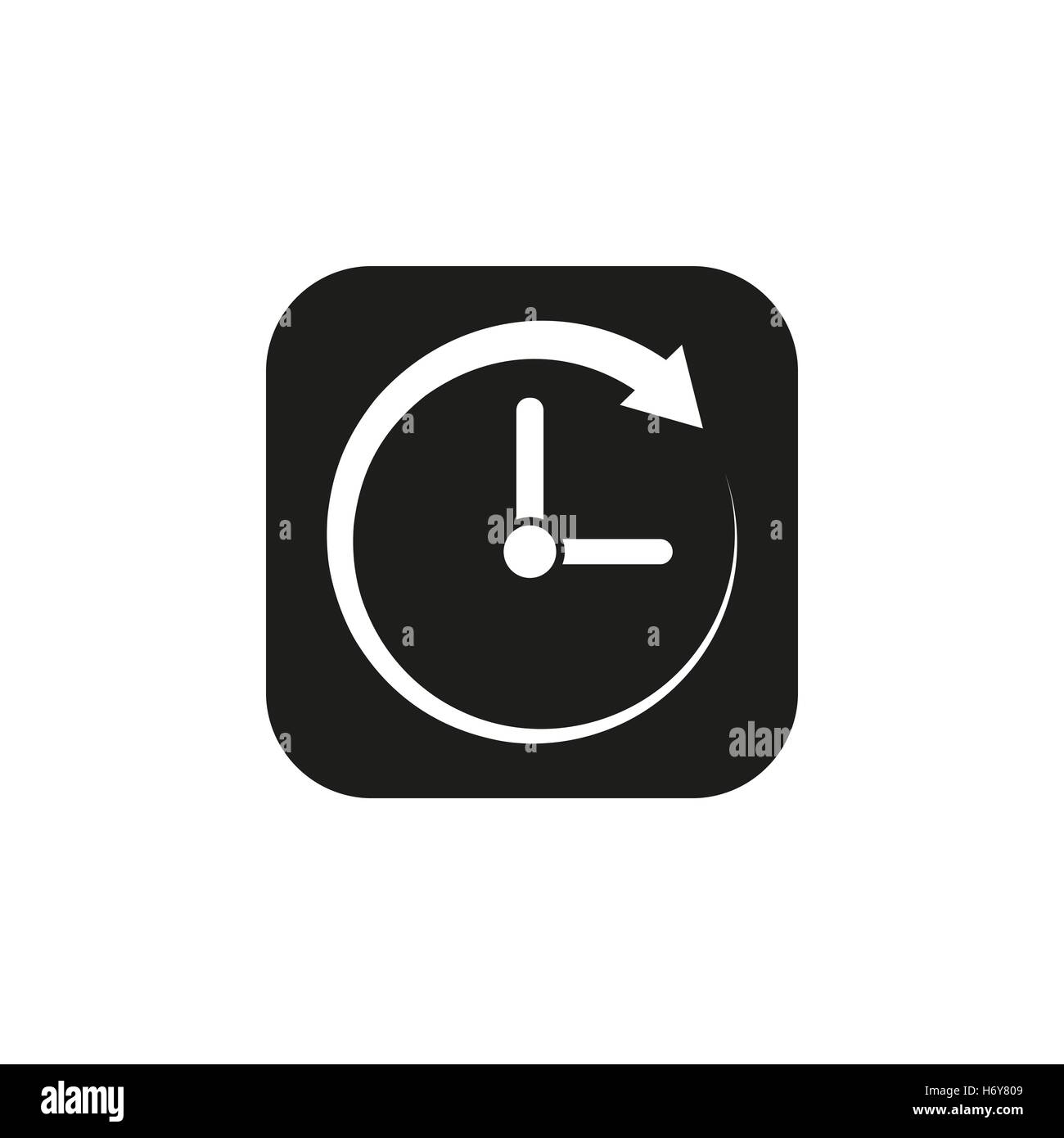 Time icon. Time and watch, timer symbol. UI. Web. Logo. Sign. Flat ...