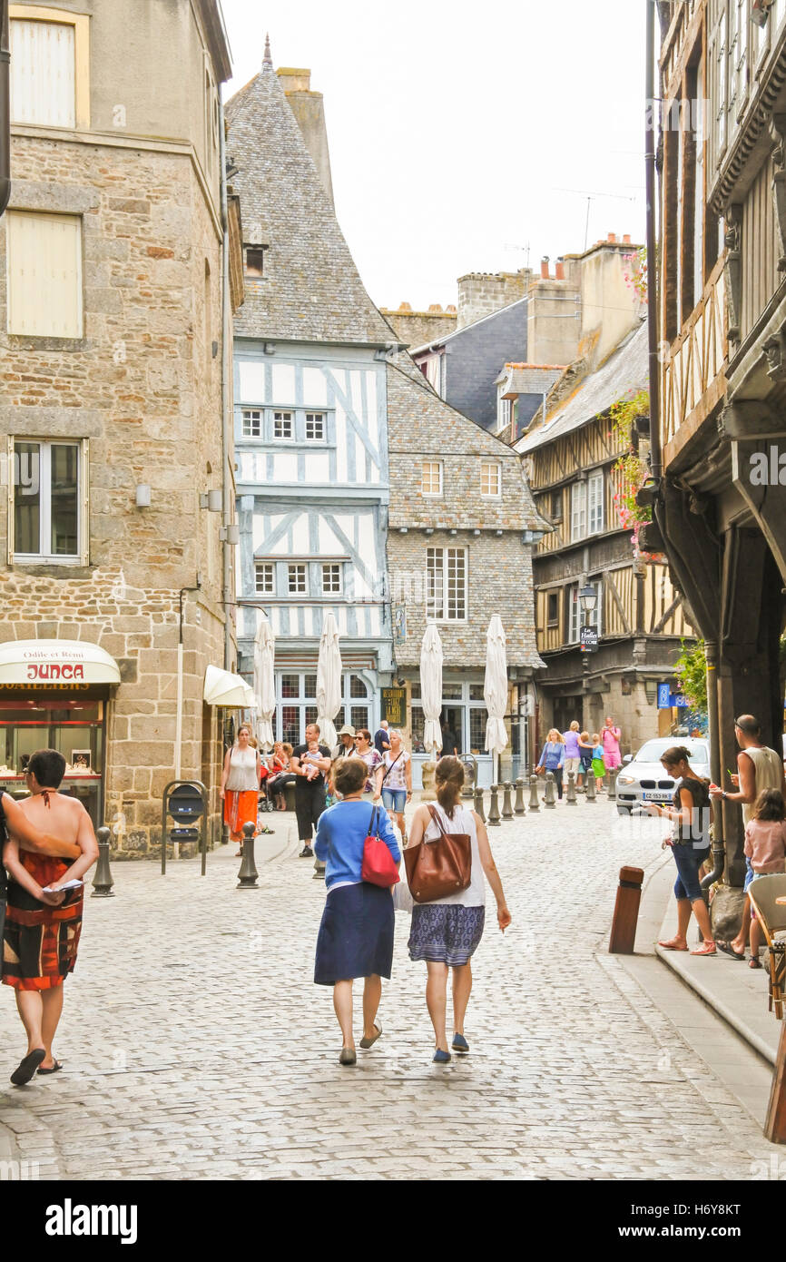Dinan, Brittany, France Stock Photo - Alamy