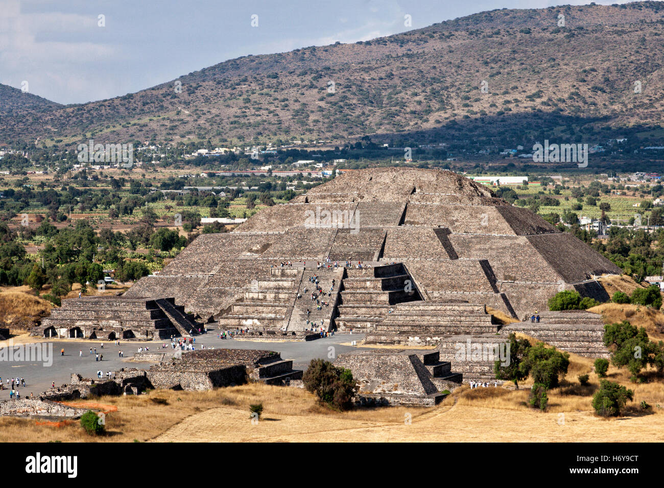 Pyramid of the Moon. Teotihuacan, Mexico Stock Photo - Alamy