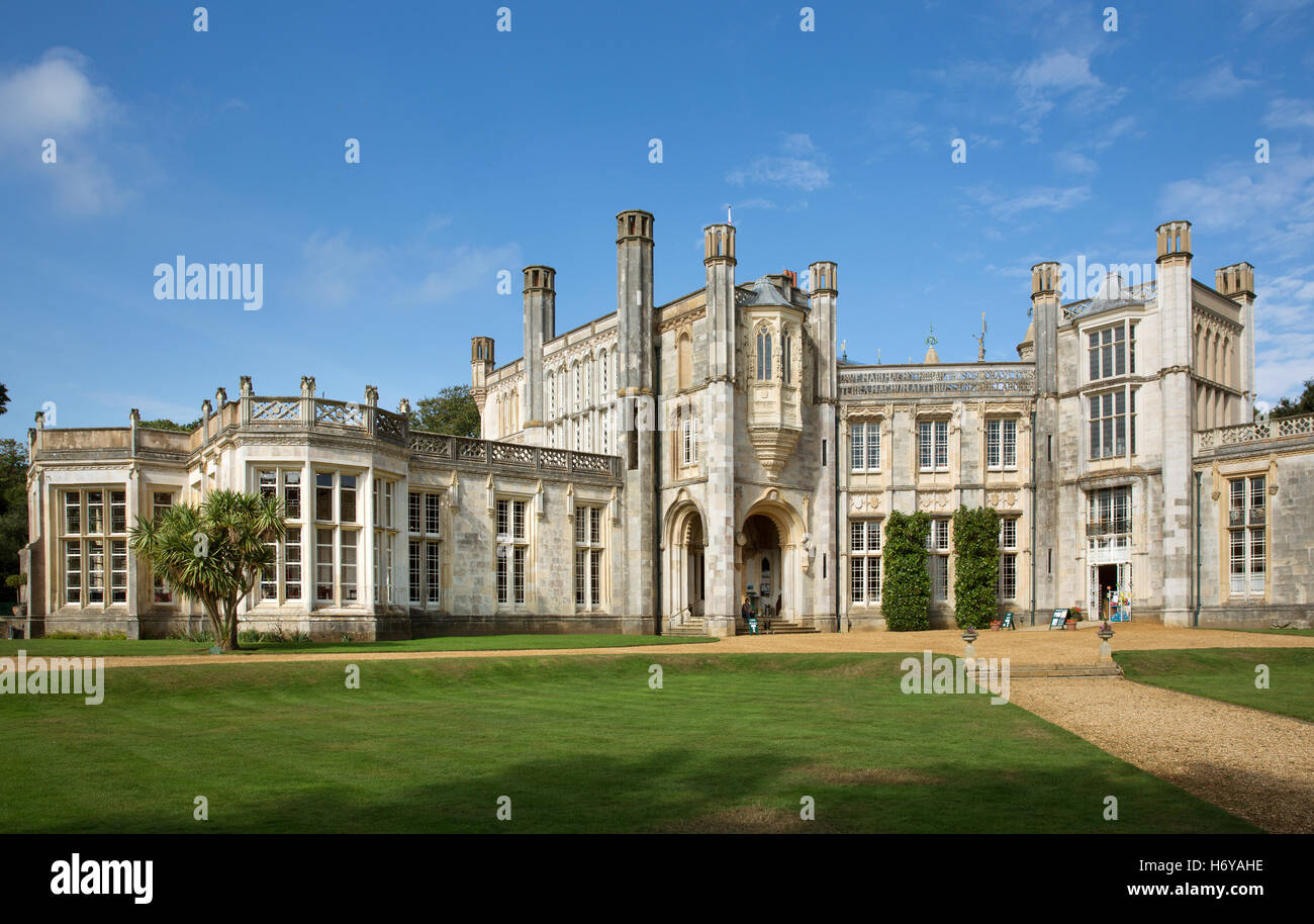 Highcliffe castle in Dorset. England Stock Photo - Alamy