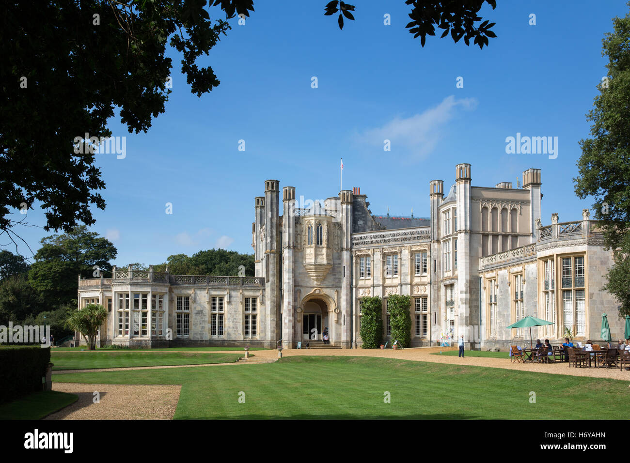 Highcliffe castle in Dorset. England Stock Photo - Alamy