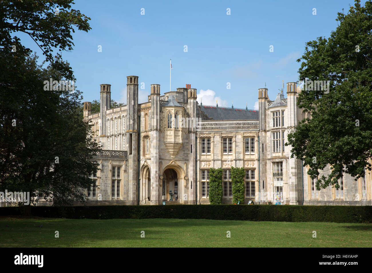 Highcliffe castle in Dorset. England Stock Photo - Alamy