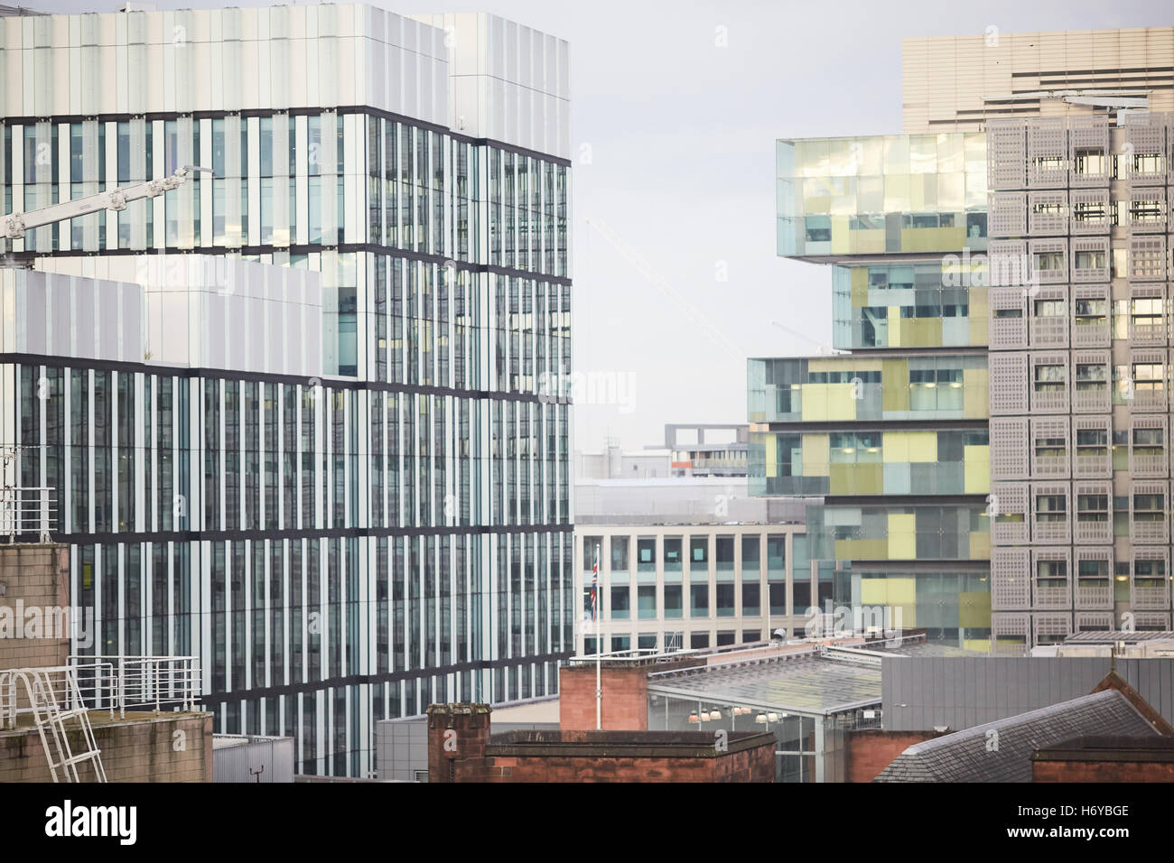 Manchester Skyline Spinning fileds Justice Court Civil gothic library ...