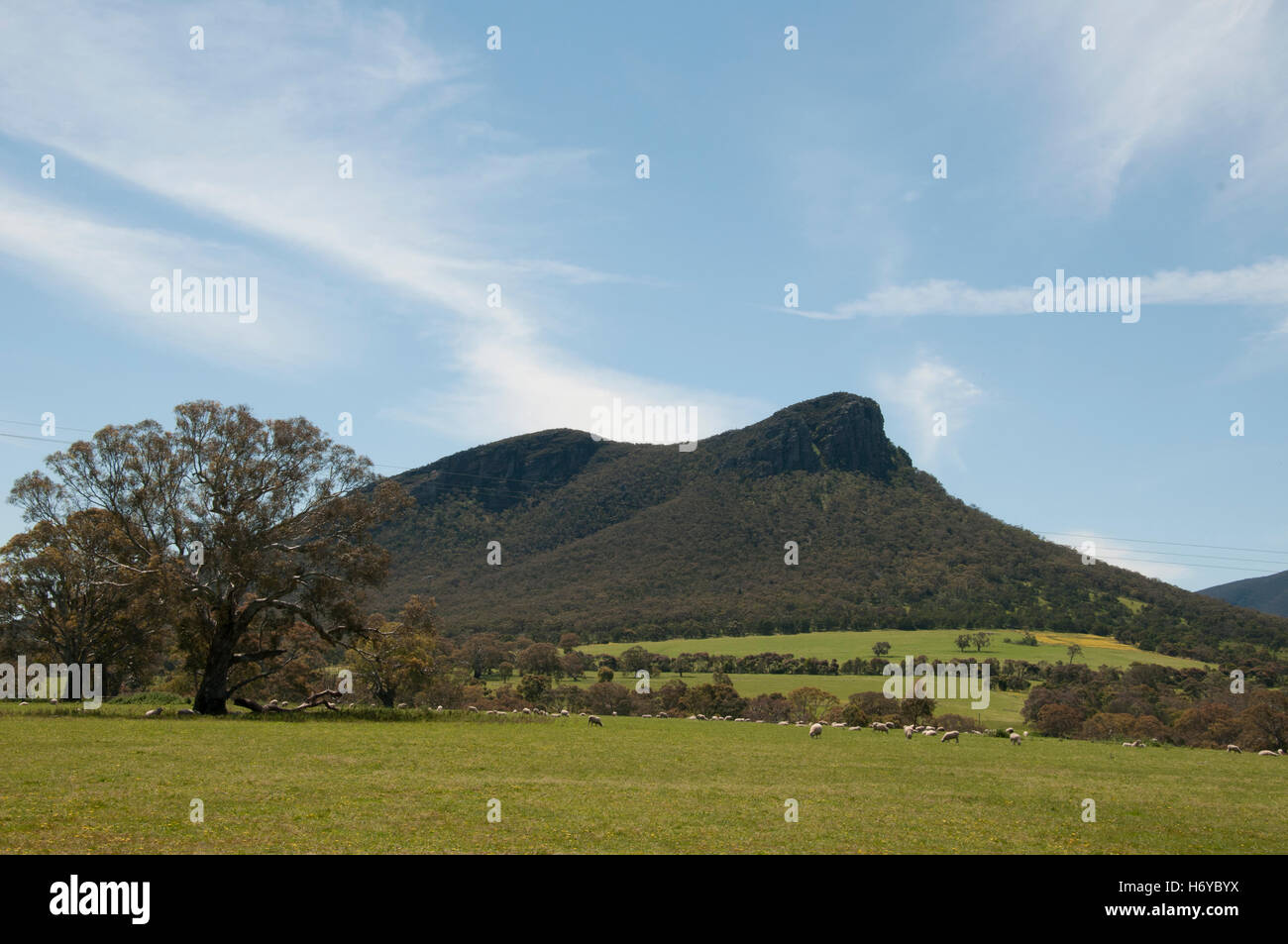 Mt Sturgeon in the Southern Grampians of western Victoria, Australia ...