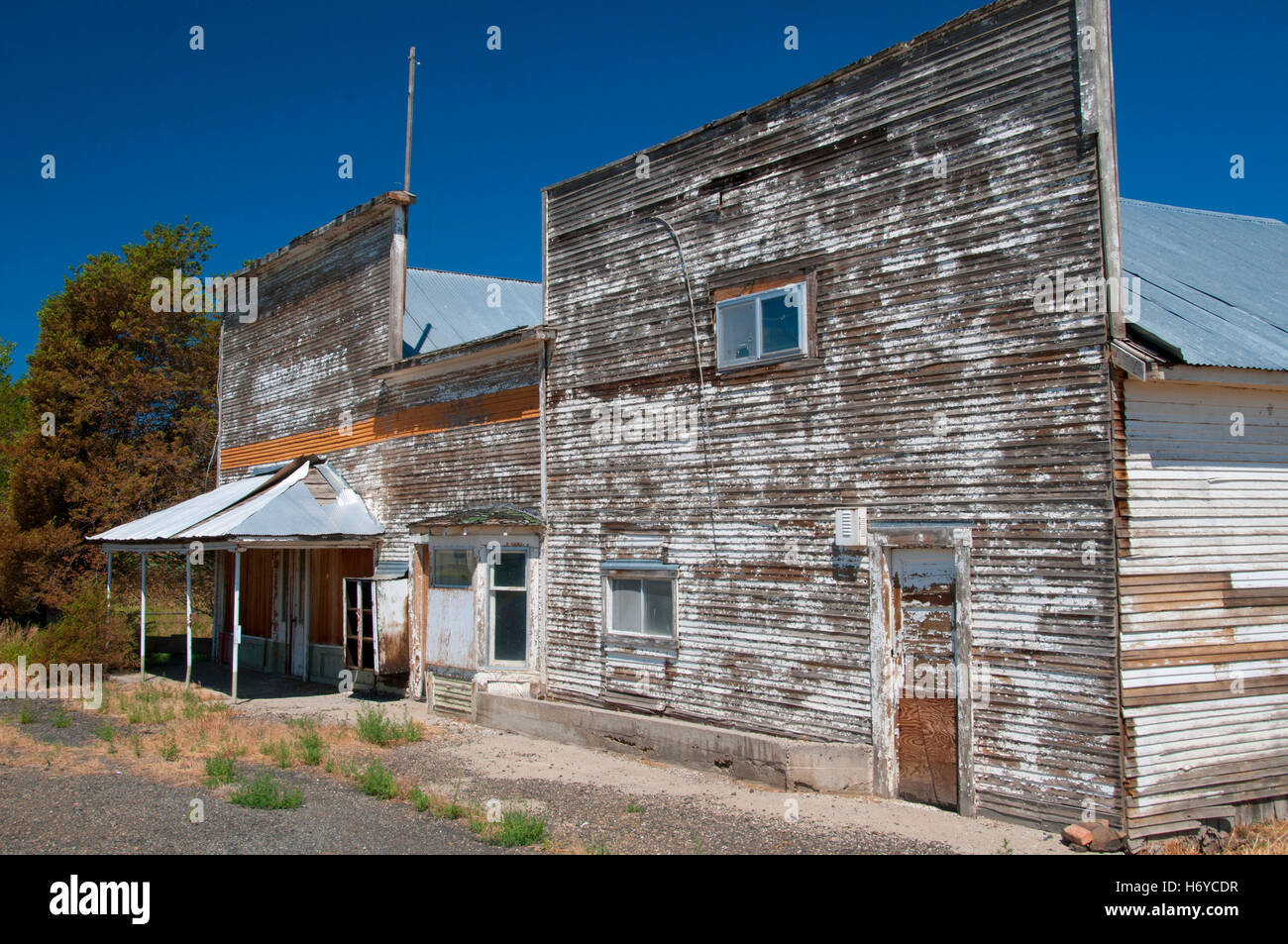 Storefront, Unity, Baker County, Oregon Stock Photo - Alamy