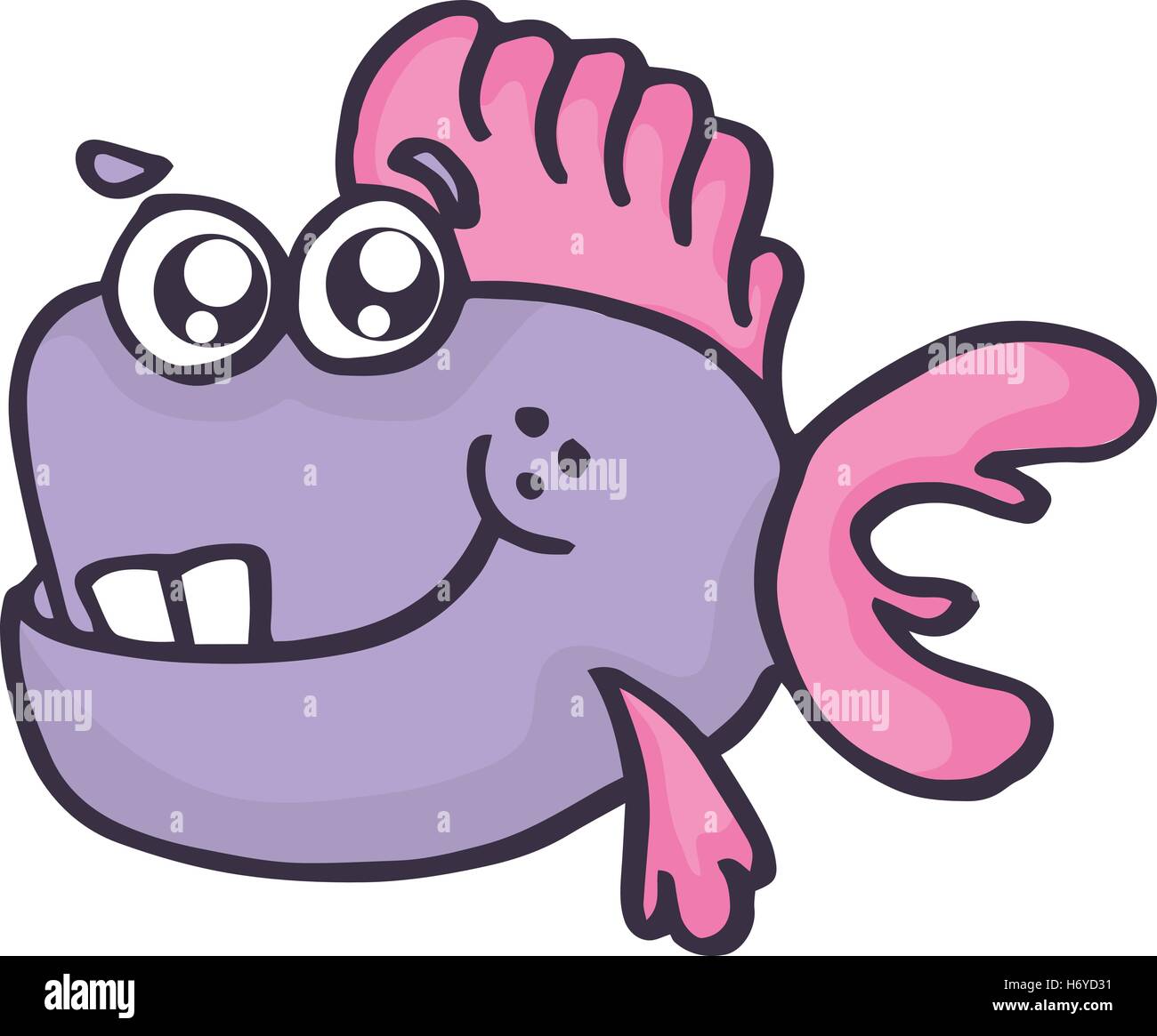 Cartoon Character Fish High Resolution Stock Photography and Images - Alamy
