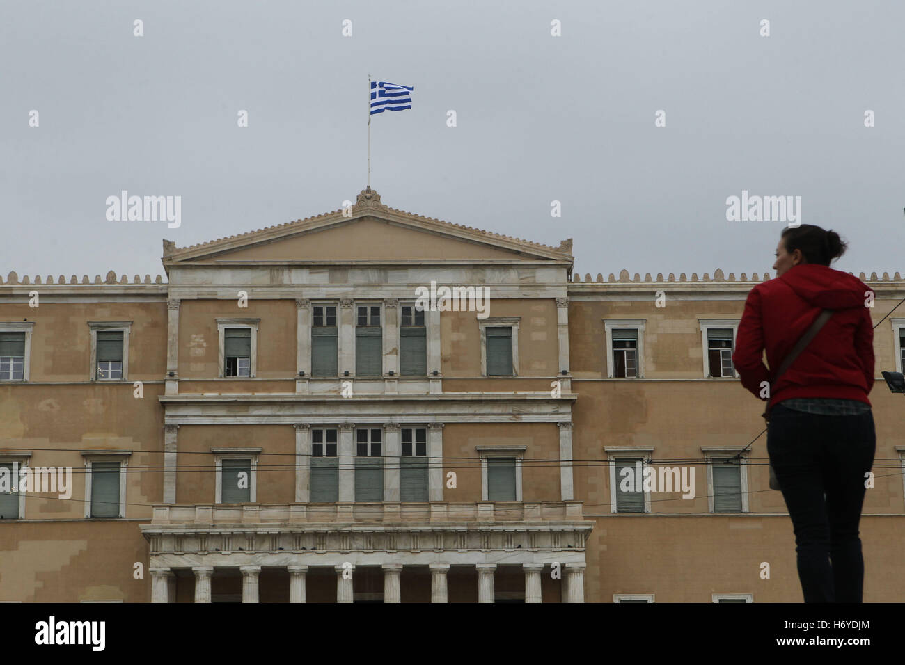 Athens greece winter central hi-res stock photography and images - Alamy