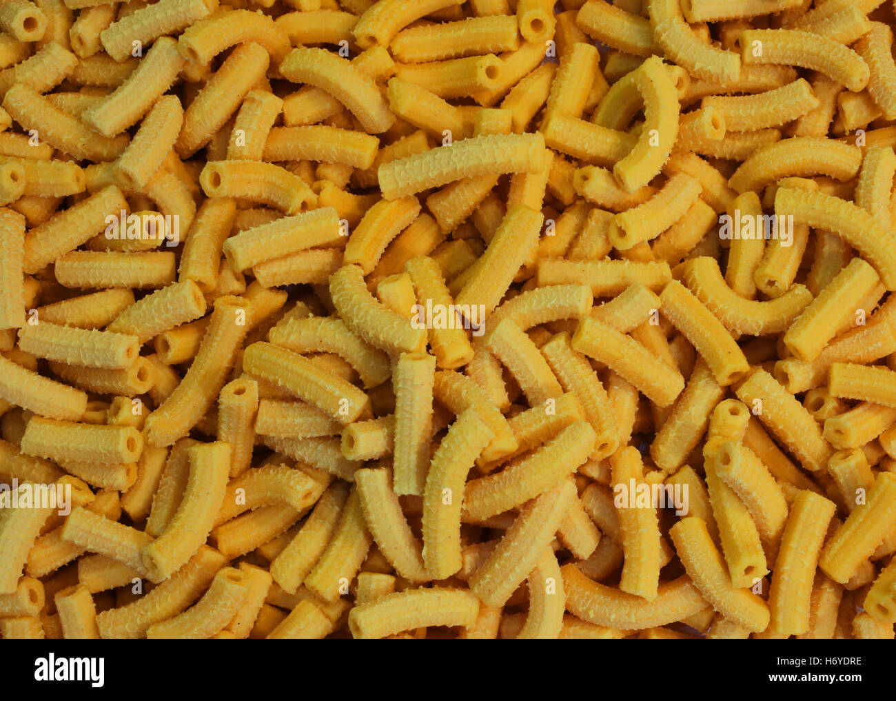 Homemade macaroni made with fresh eggs in the restaurant of Central ...