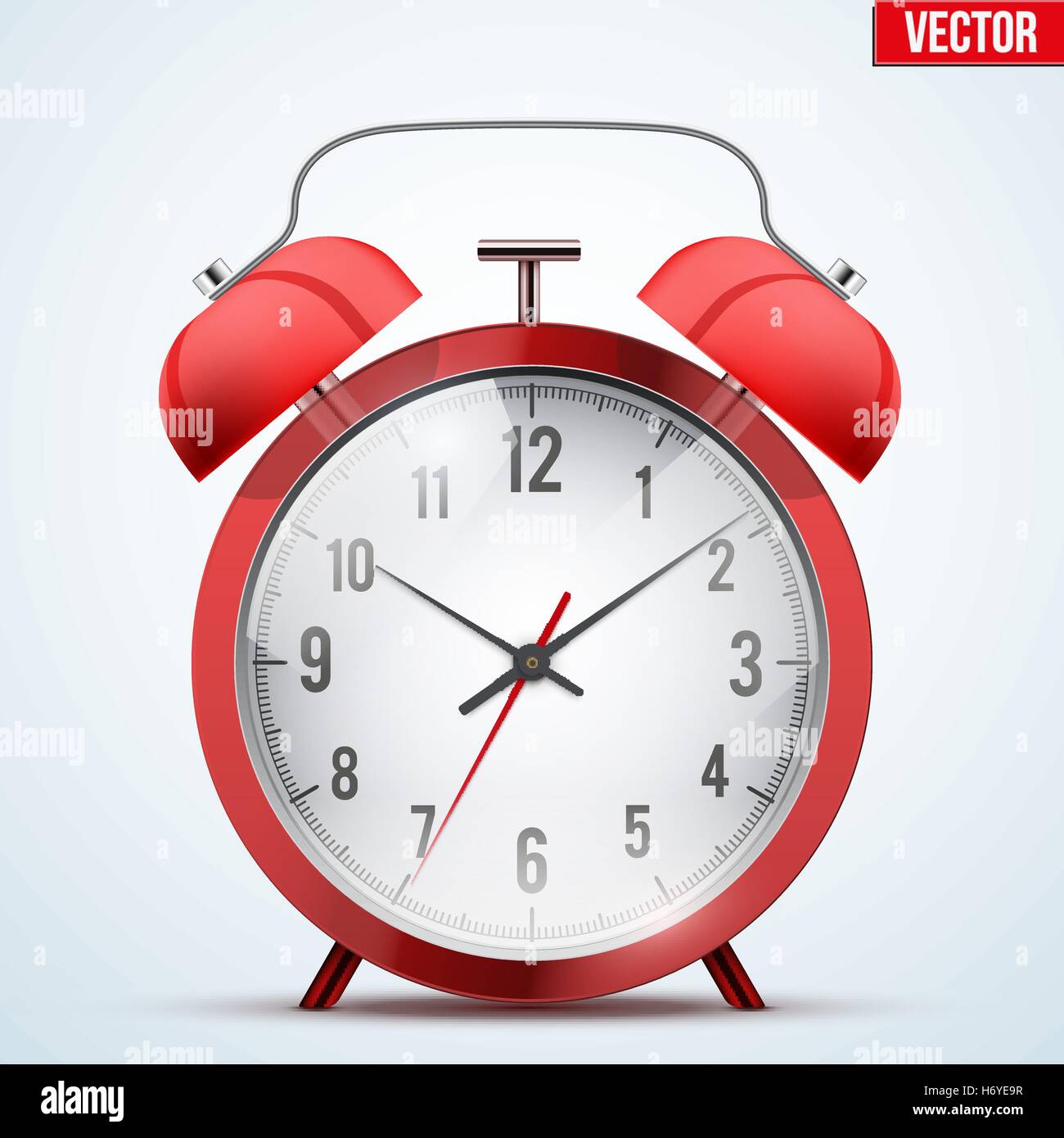 Red clock dial hi-res stock photography and images - Alamy