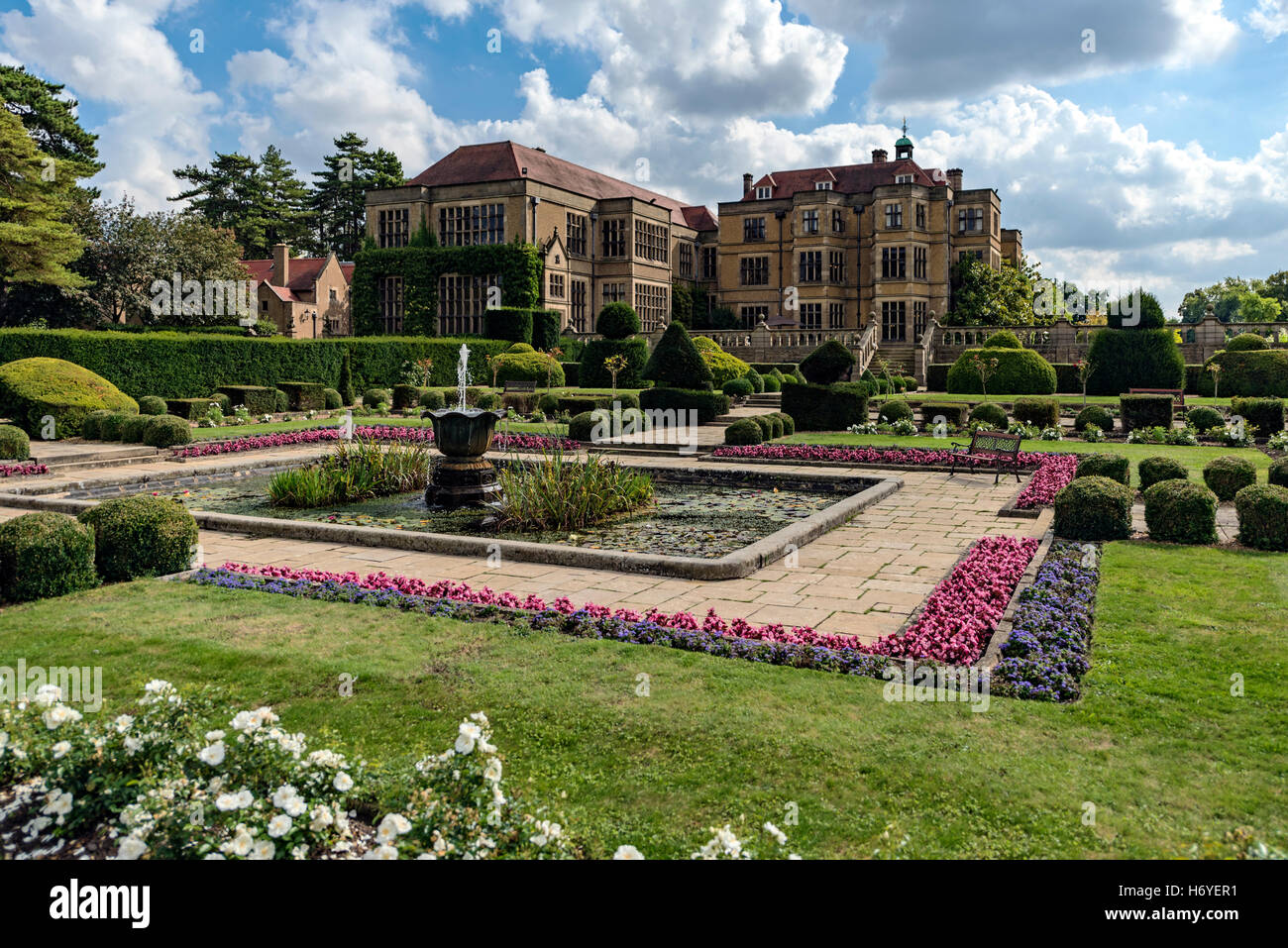 Fanhams Hall Jacobean manor house, Ware Stock Photo - Alamy