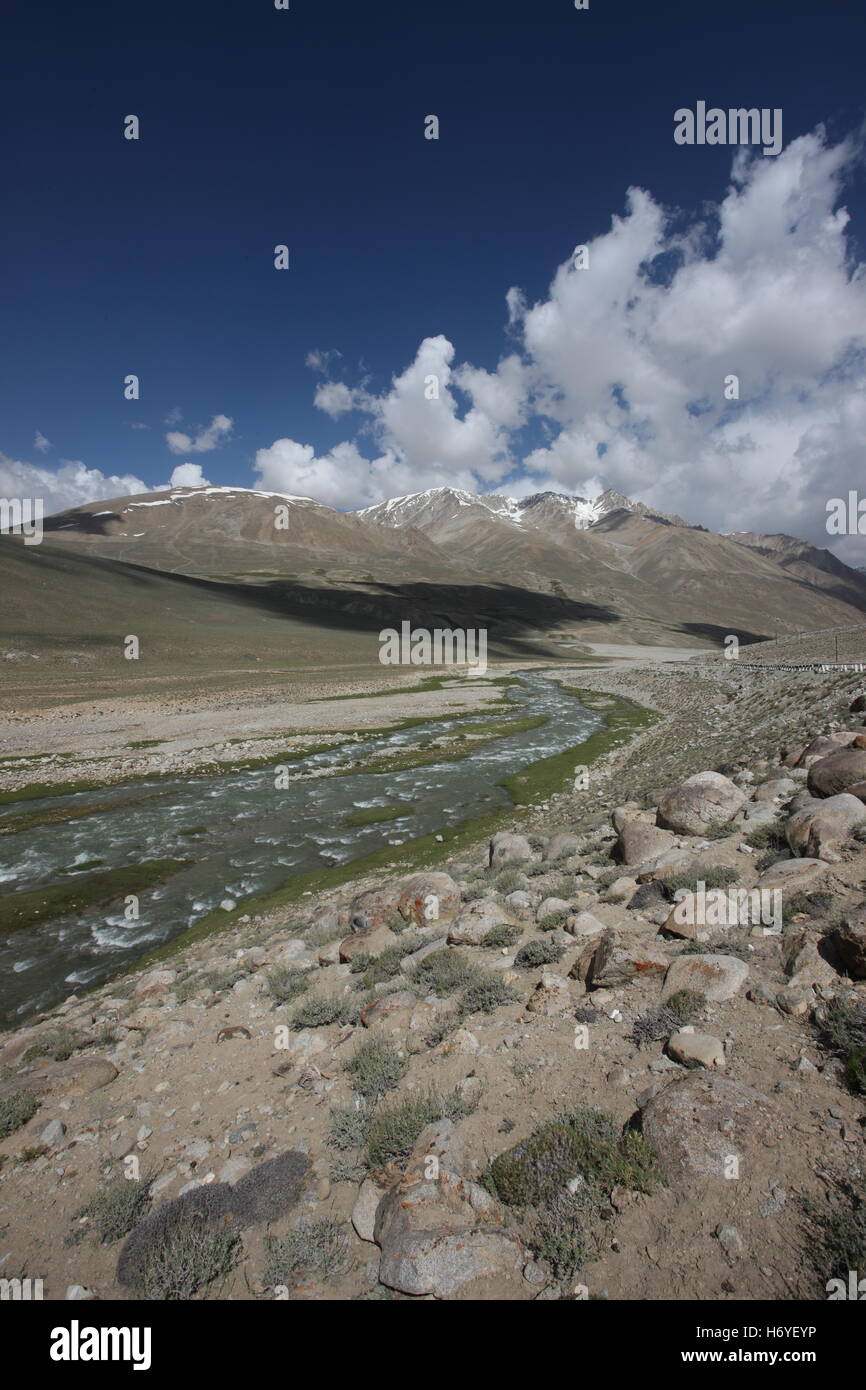 Pamir region Russian Federation Central Asia mountain landscapes Stock ...