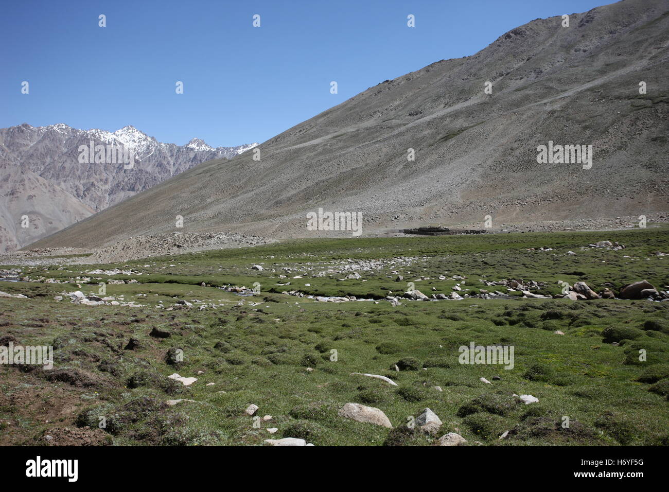 Pamir region Russian Federation Central Asia mountain landscapes Stock ...