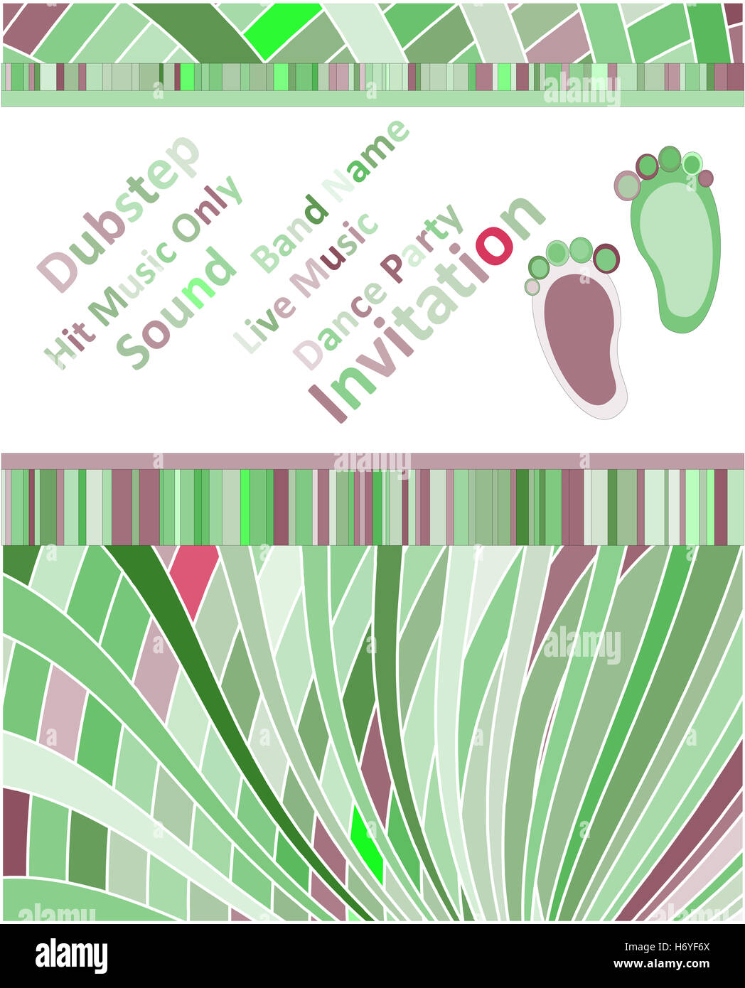 Dancing Colorful Girl Splash Paint Dance Banner Stock Photo - Alamy