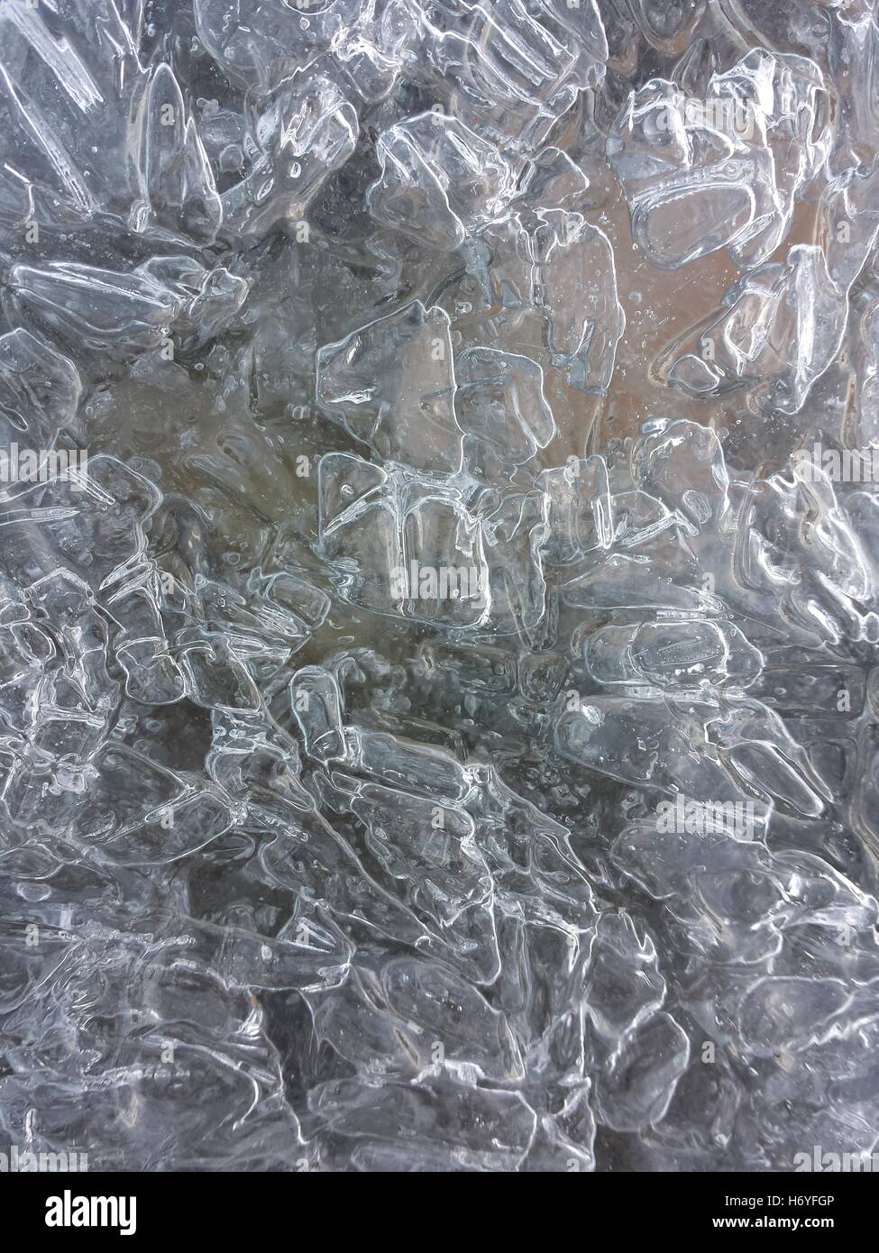 beautiful fresh water blue ice background in northern wilderness Stock ...