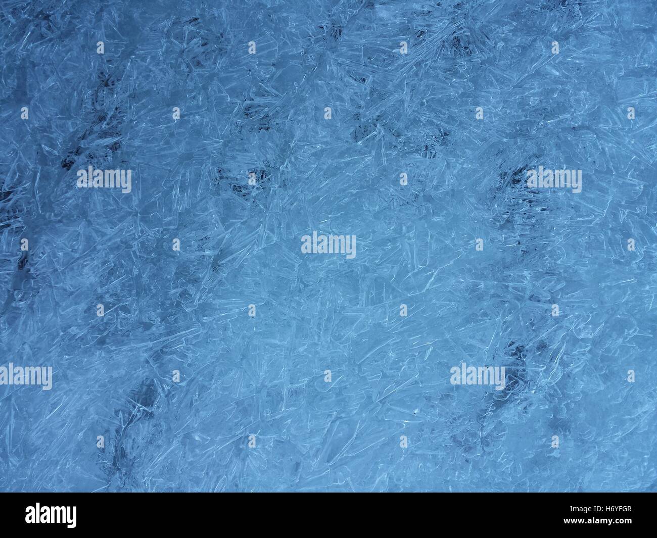 beautiful fresh water blue ice background in northern wilderness Stock ...