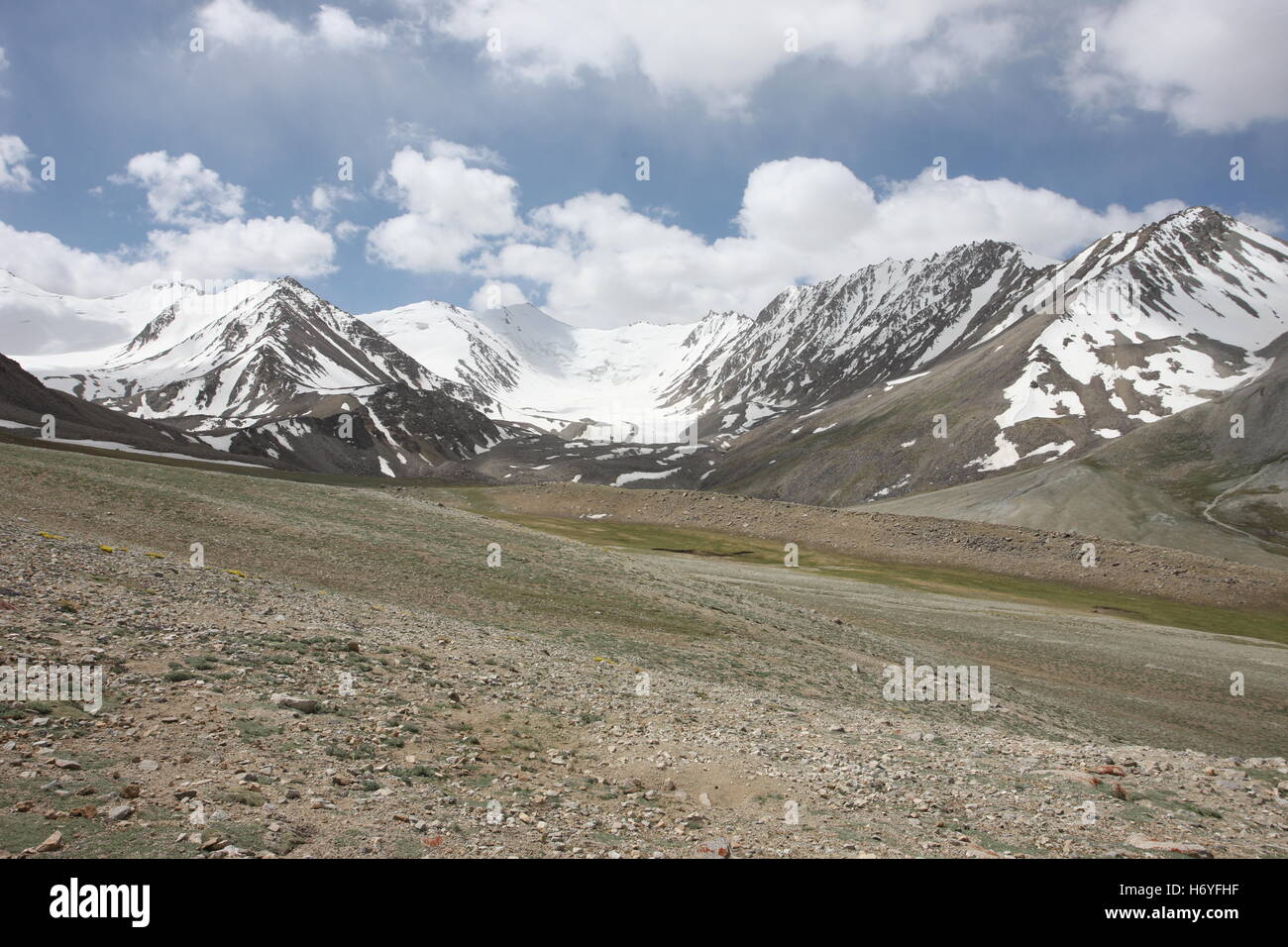 Pamir region Russian Federation Central Asia mountain landscapes Stock ...