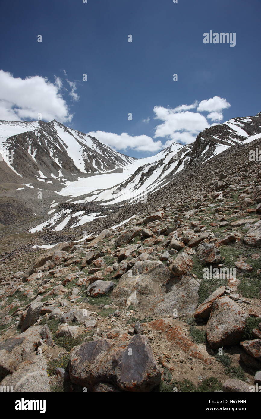 Pamir region Russian Federation Central Asia mountain landscapes Stock ...
