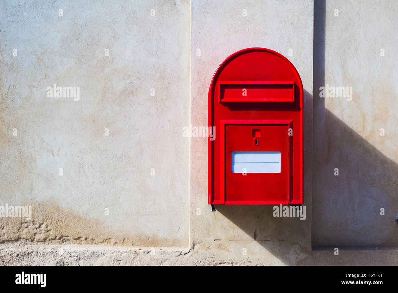 Danish mailbox red postbox hi-res stock photography and images - Alamy