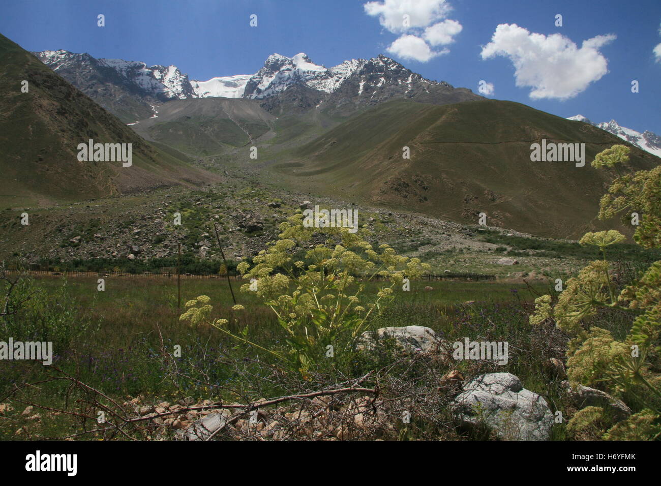 Pamir region Russian Federation Central Asia mountain landscapes Stock ...