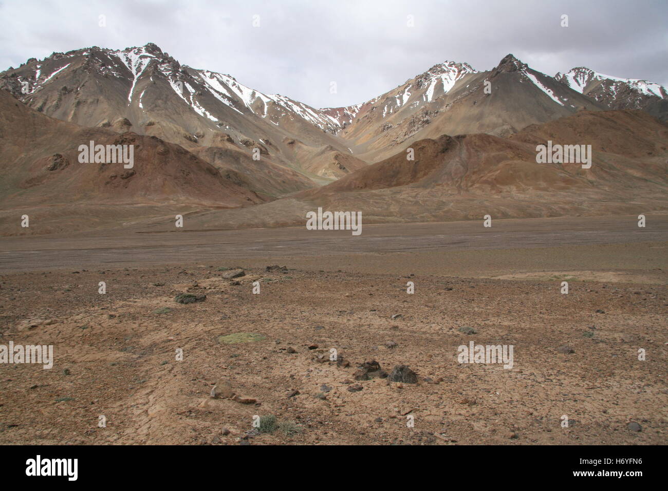 Pamir region Russian Federation Central Asia mountain landscapes Stock ...