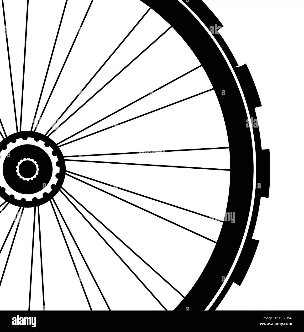 Bike wheel isolated on white background. bicycle with wheels tyre and ...