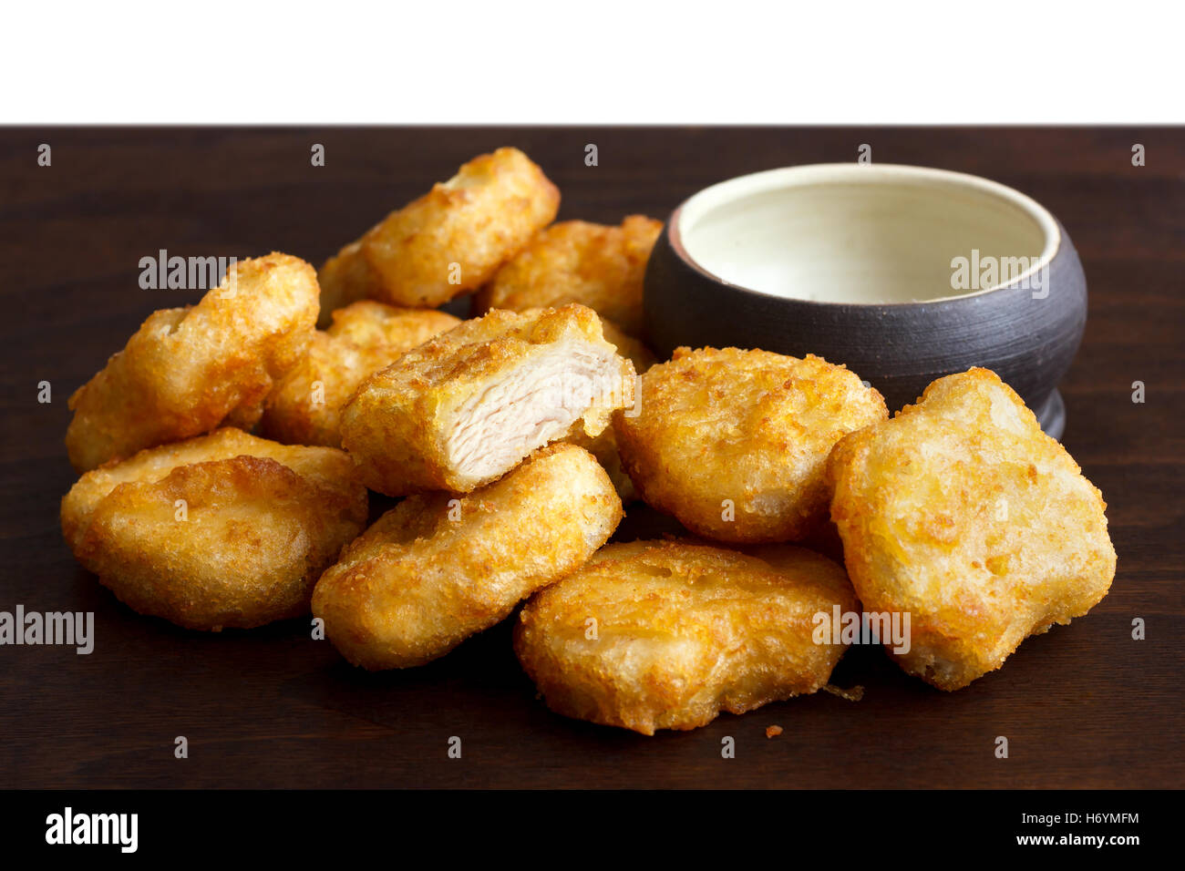 Deep fried chicken white background hi-res stock photography and images ...
