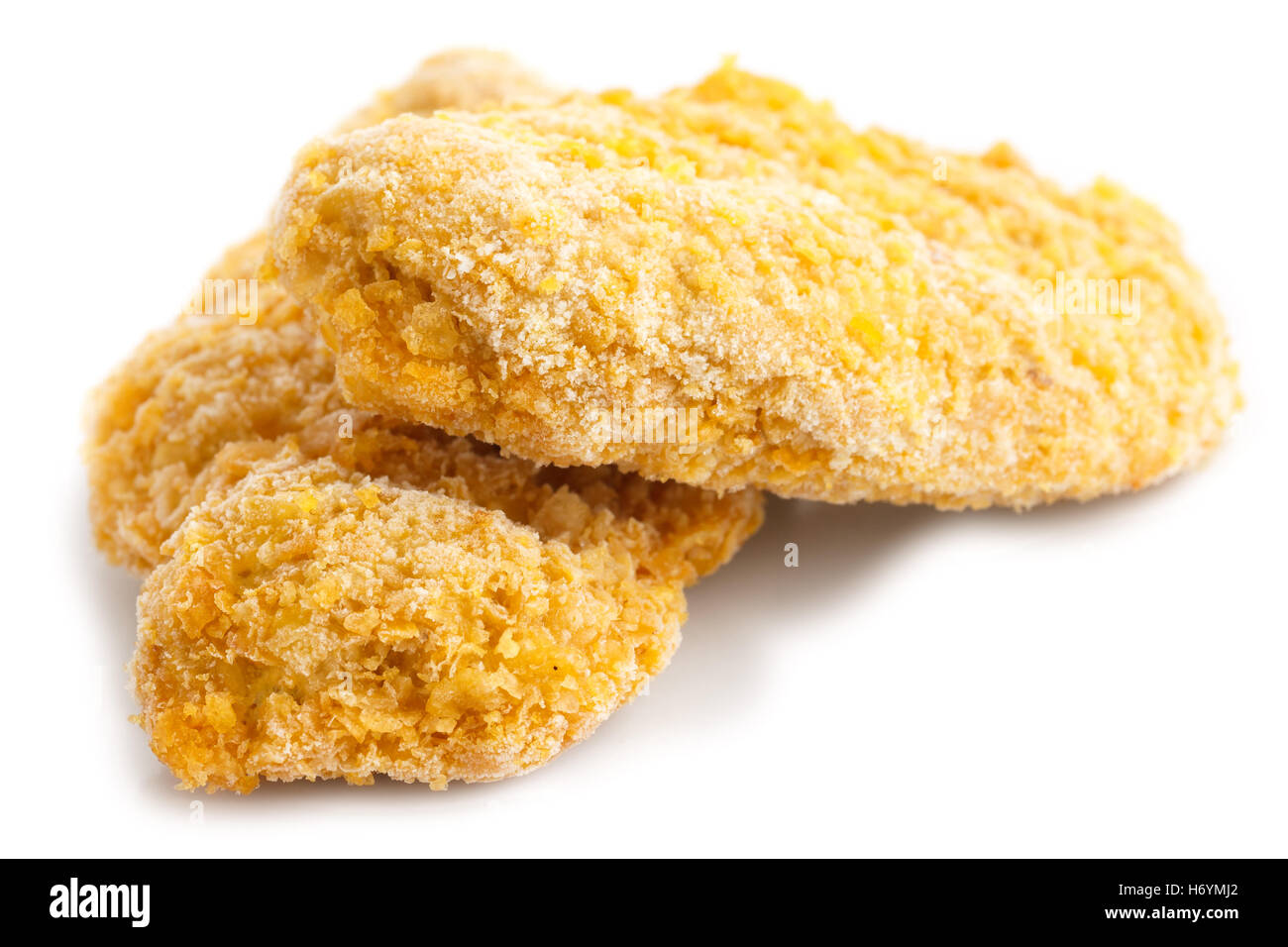 Chicken strips on white background hi-res stock photography and images ...