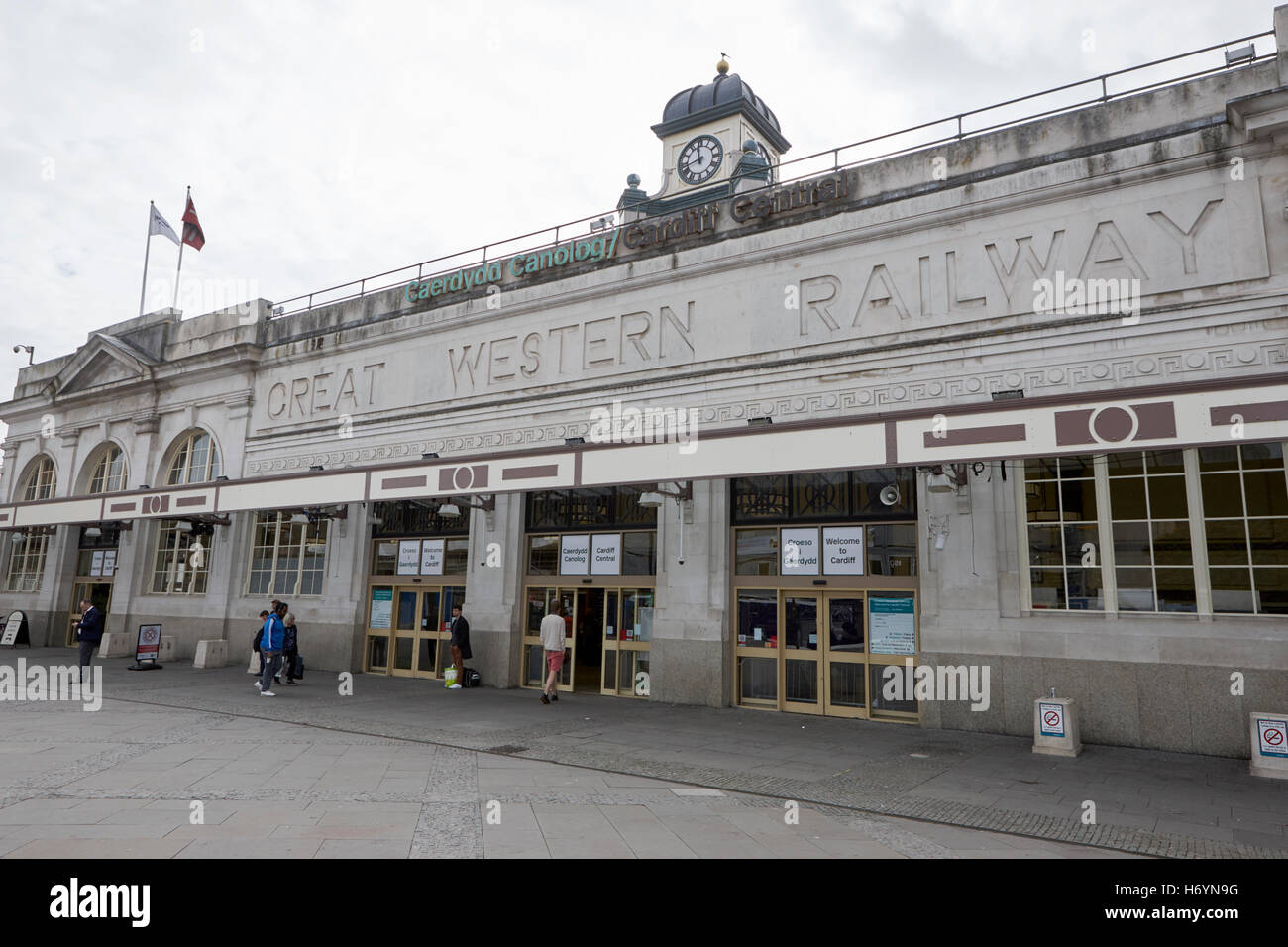 Cardiff central train station Wales United Kingdom Stock Photo - Alamy