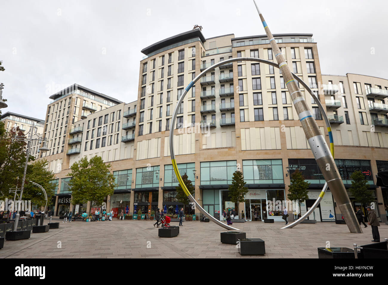 alliance sculpture in st davids dewi sant development the hayes Cardiff ...