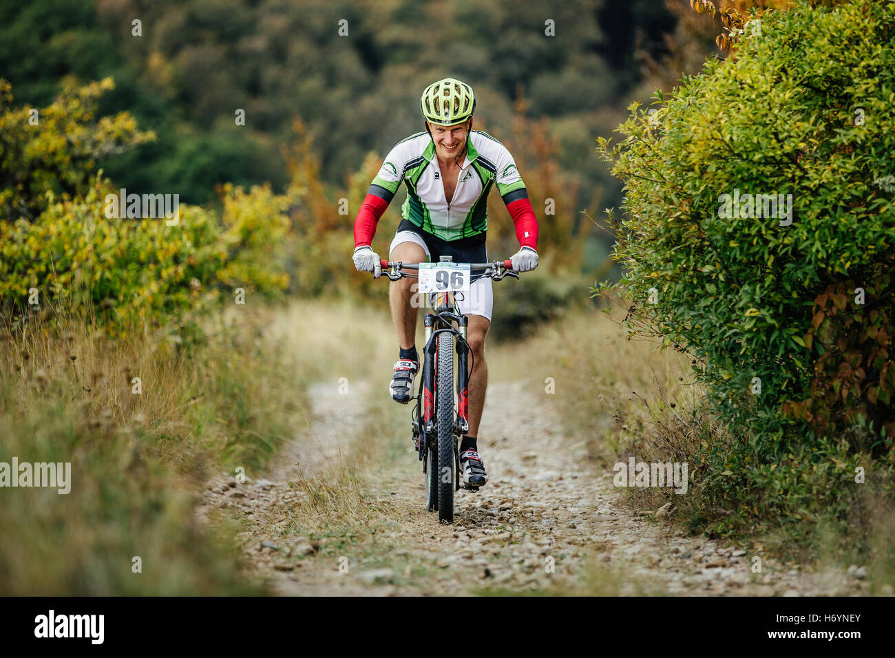 Mountain bike race face hi-res stock photography and images - Alamy