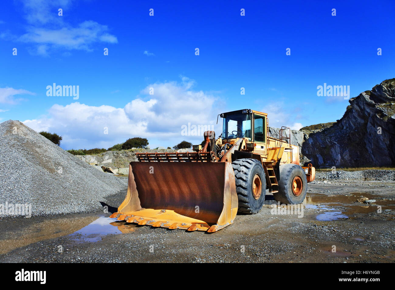 Quarry Digger - John Gollop Stock Photo - Alamy