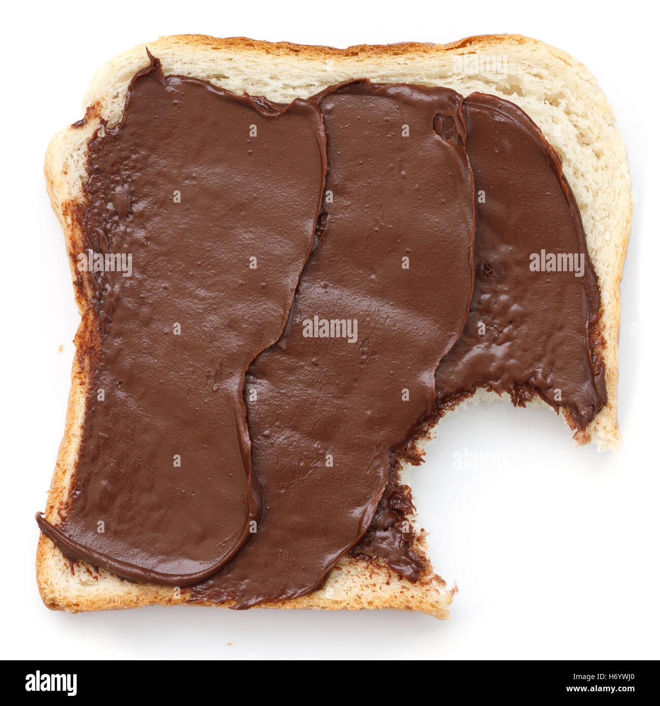 Sliced bread chocolate hi-res stock photography and images - Alamy