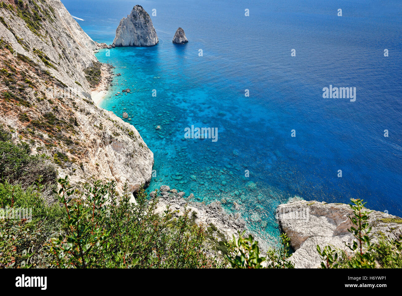 Greece zakynthos island coast ionian hi-res stock photography and ...
