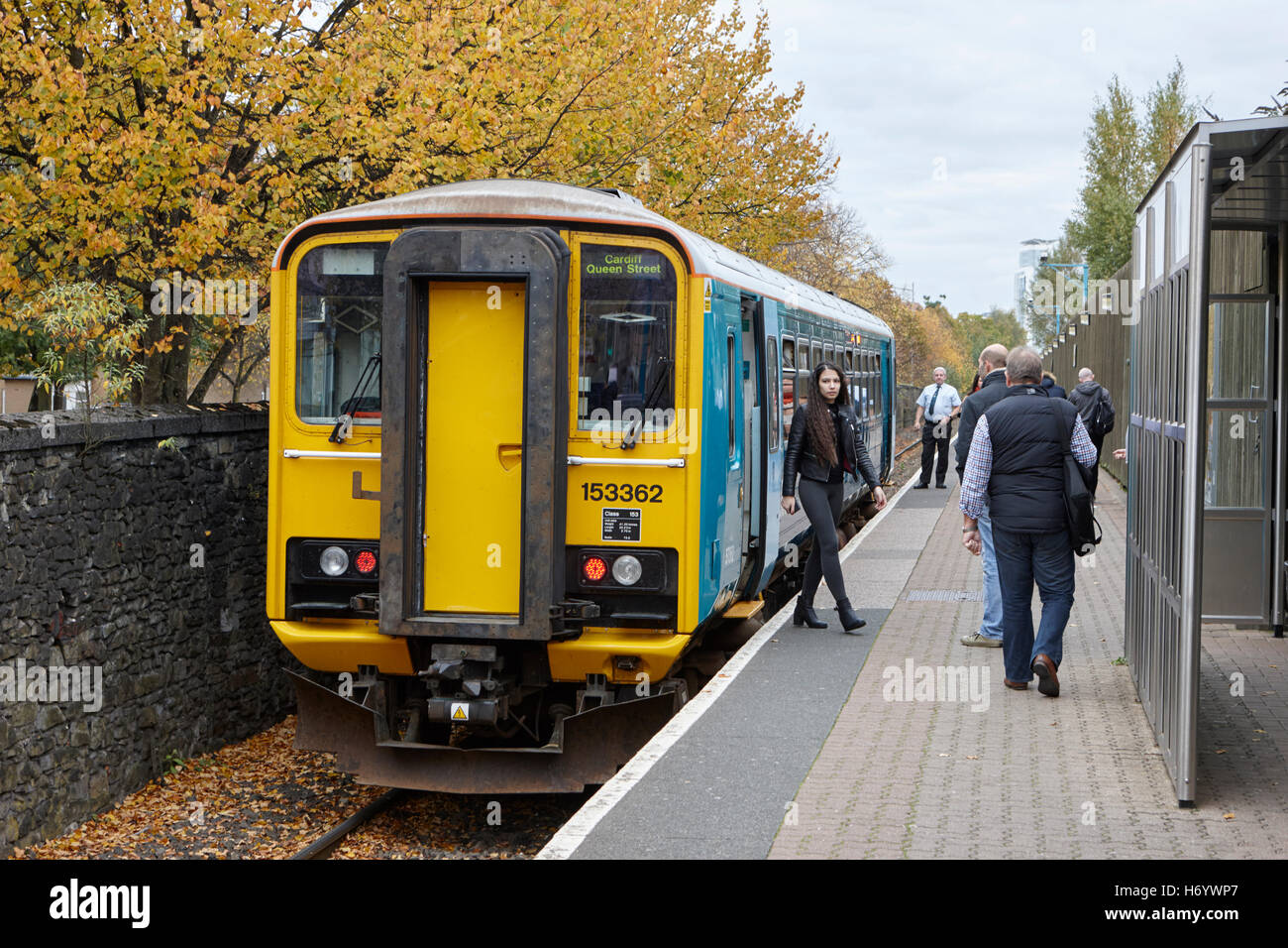 Cardiff train railway hi-res stock photography and images - Alamy