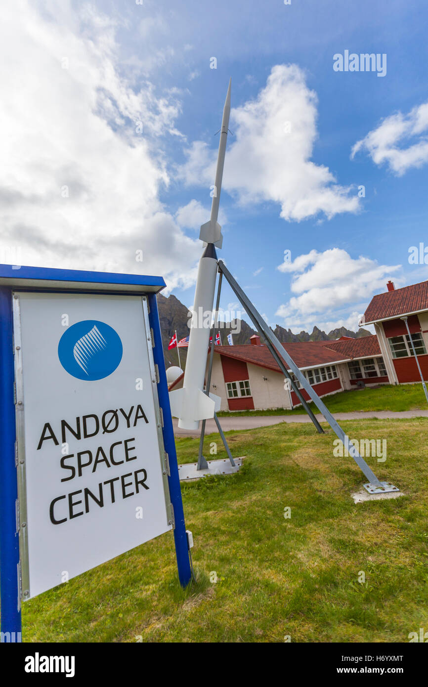 Norwegian Space Centre at Andenes, Andoya, Norway launches rockets into ...
