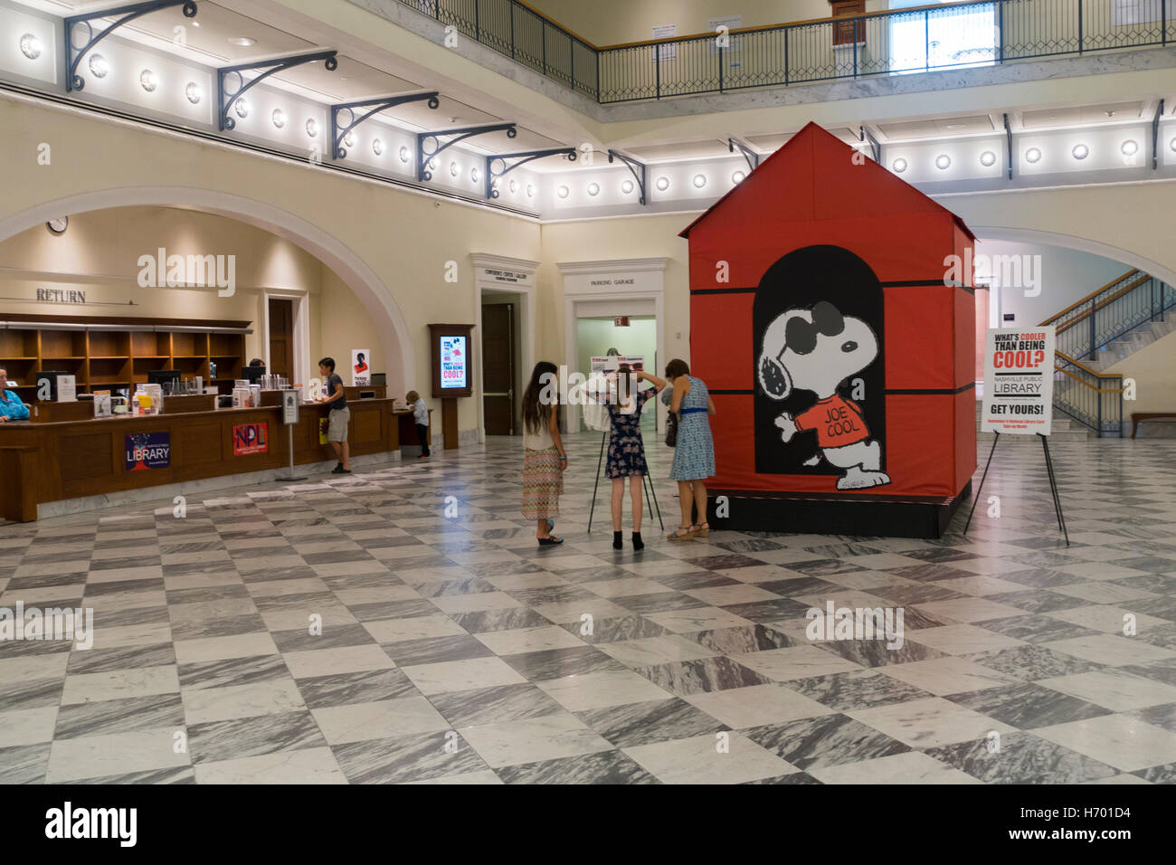 Nashville public library Tennessee TN Stock Photo - Alamy