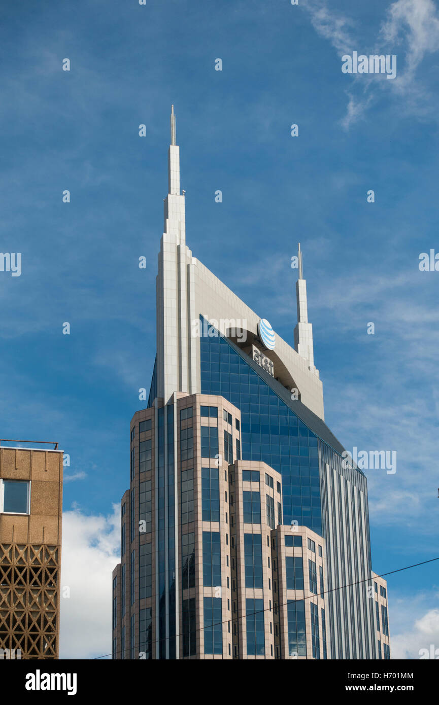 Batman building Nashville Tennessee TN AT&T Stock Photo - Alamy