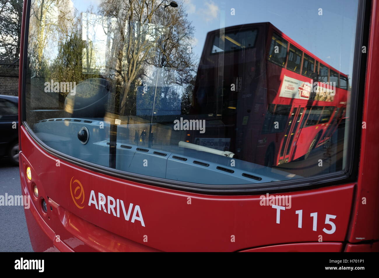 Front glass bus hi-res stock photography and images - Alamy
