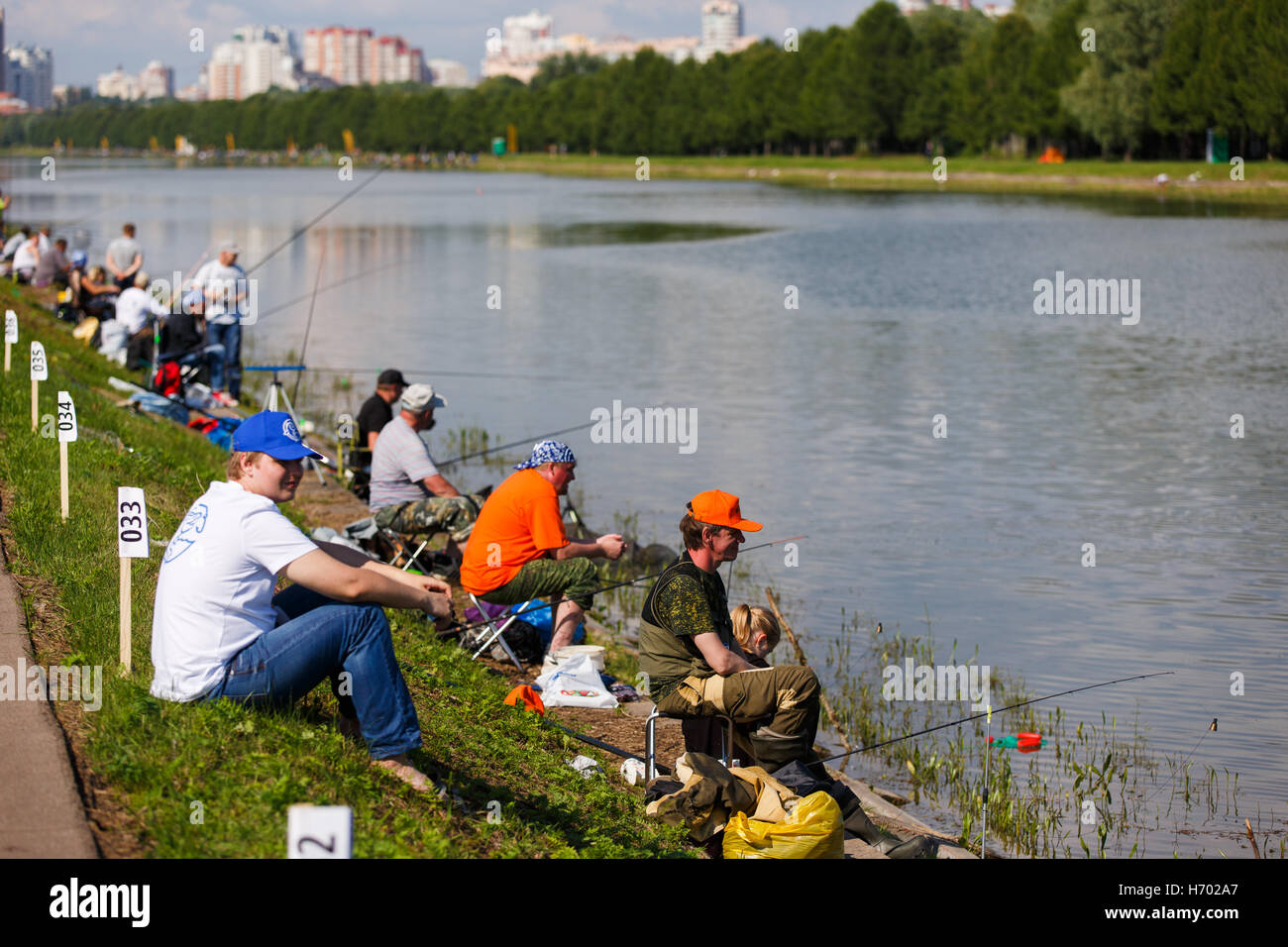 Awami League Fishing Tournament. Moscow, Russia. July 23, 2016 ...