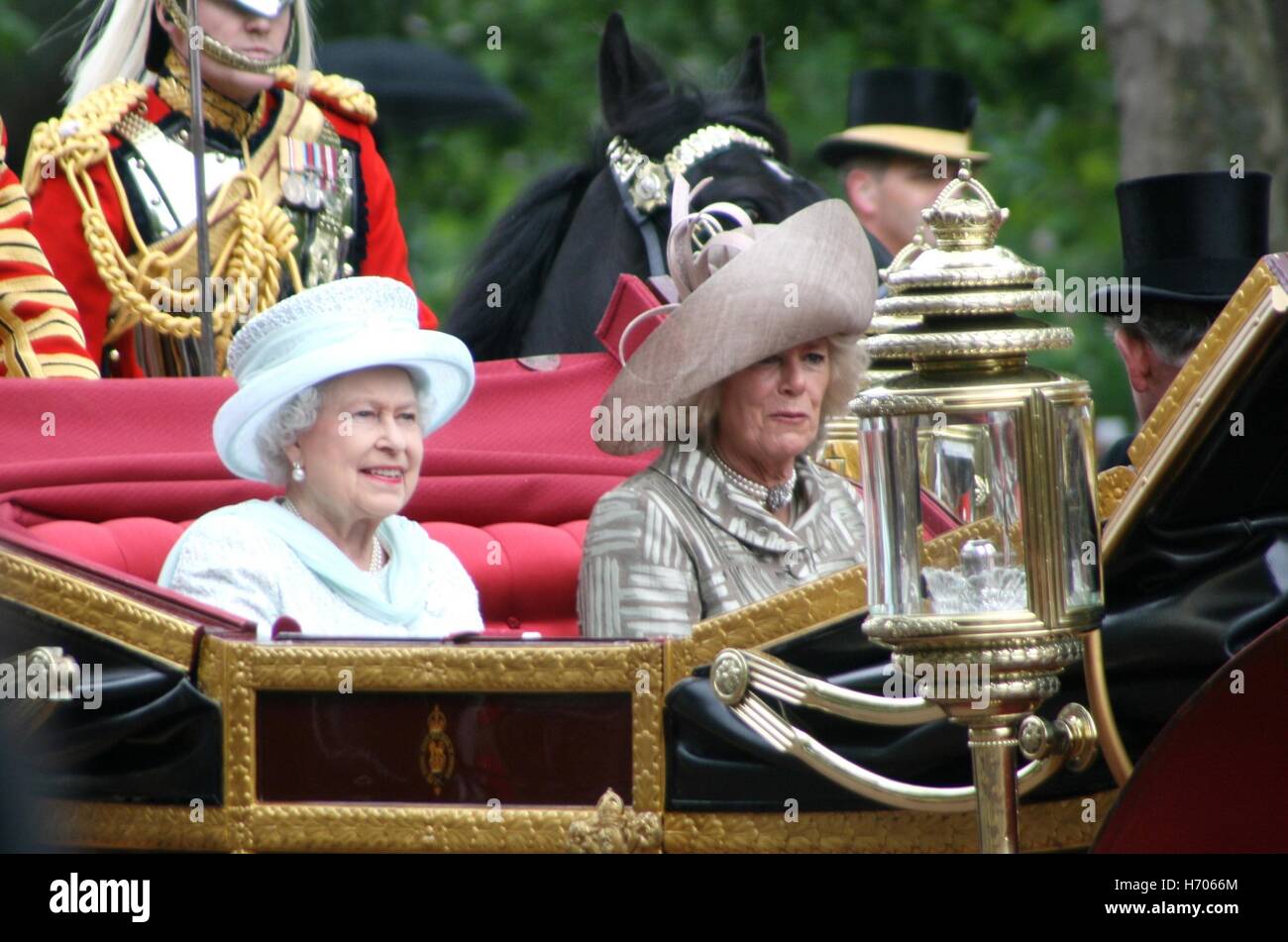 The Diamond Jubilee Carriage Procession LONDON June 2012 Stock Photo ...
