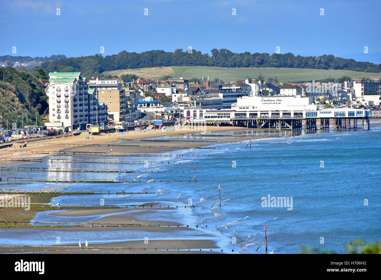 U k british beach family summer holiday european sand hi-res stock ...