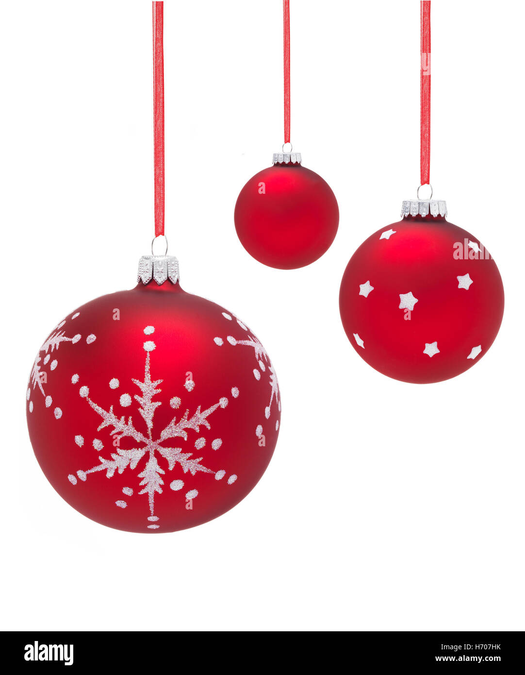 Group of Baubles isolated on a white background Stock Photo - Alamy