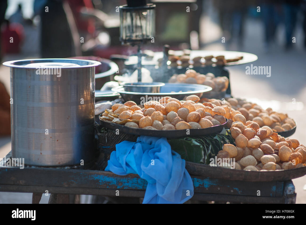 Snack Street Stall Stock Photo - Alamy