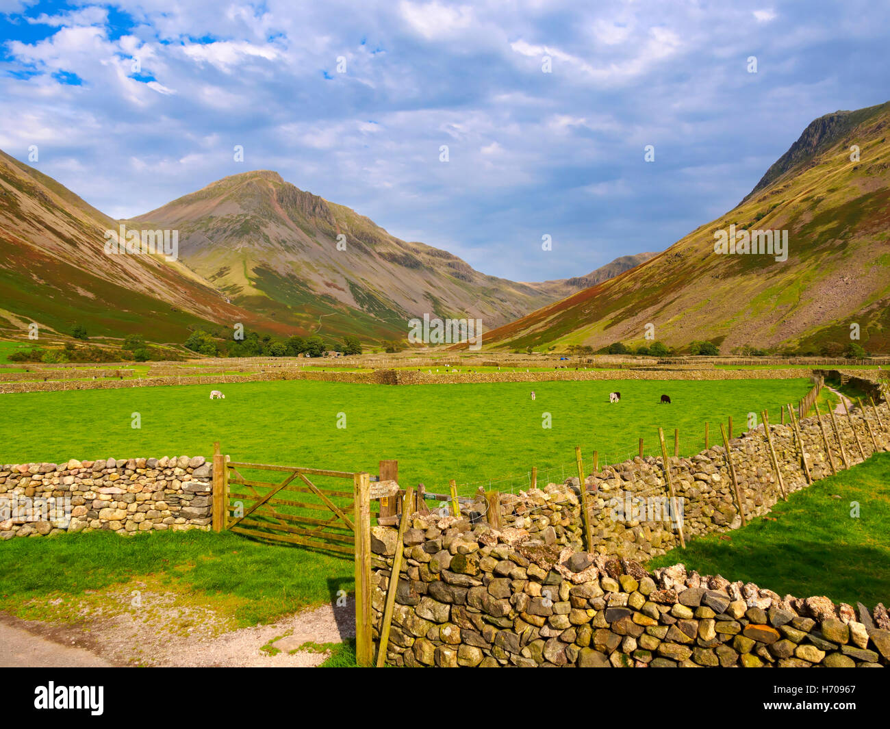 Wasdale Head and Great Gable, Lake District, Cumbria Stock Photo - Alamy