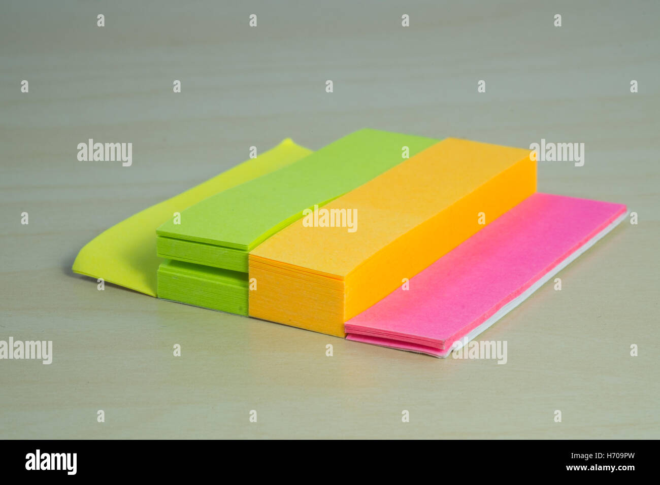 collection of colorful post it paper note Stock Photo - Alamy
