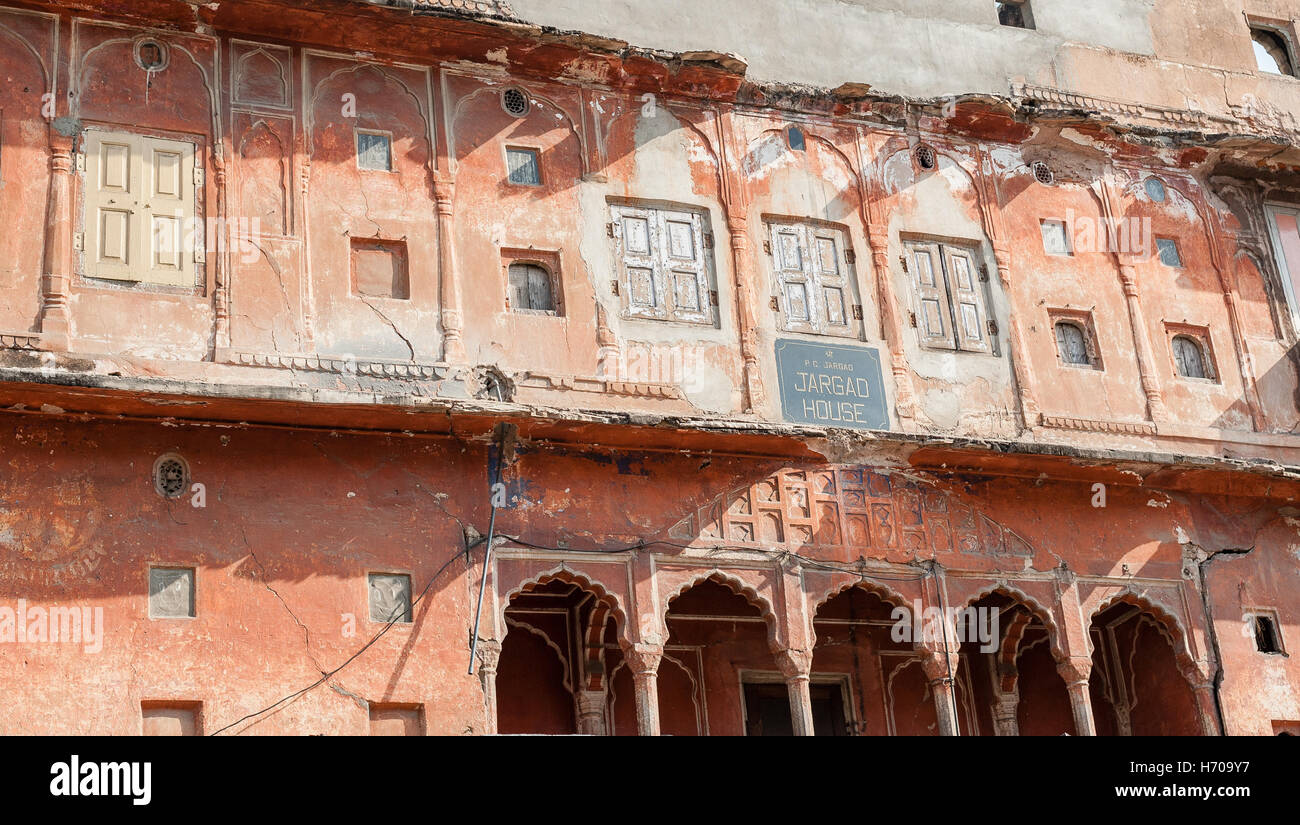 Jaipur pink house Stock Photo - Alamy